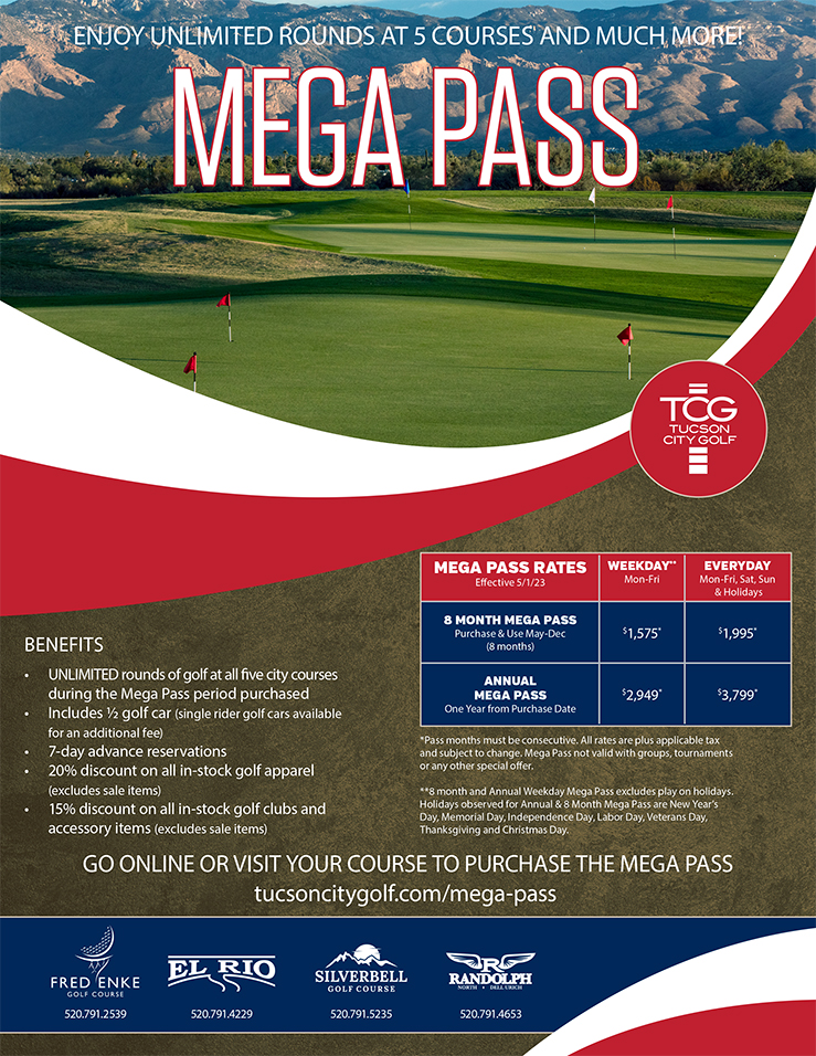 Mega Pass - Tucson City Golf