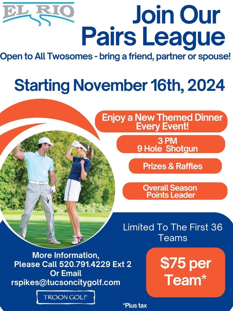 El Rio Pairs League - Tucson City Golf